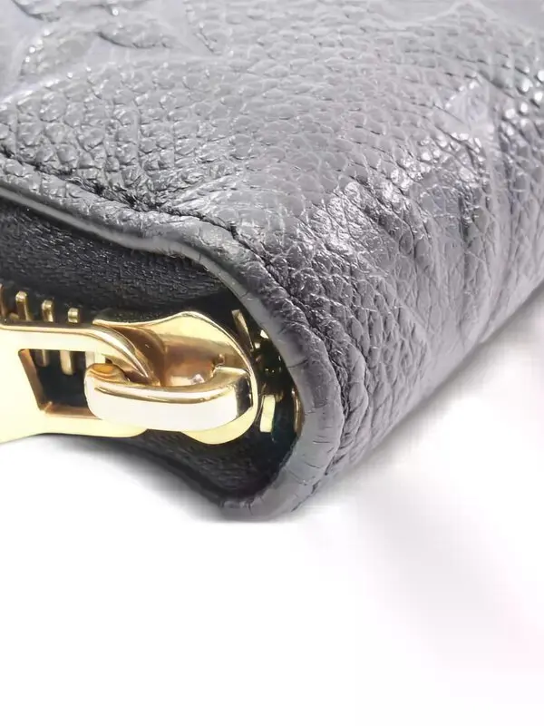 LOUIS VUITTON Monogram Leather Wallet - Black
