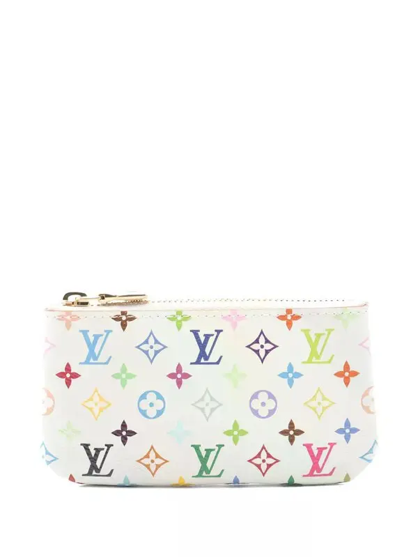 LOUIS VUITTON 2025 X Murakami Monogram Coin Purse - White