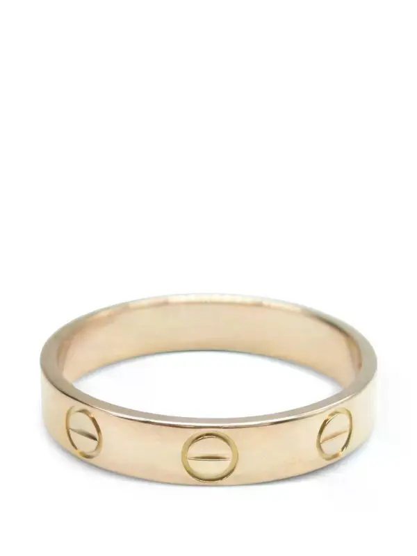 CARTIER Love 18k Plated Ring - Gold