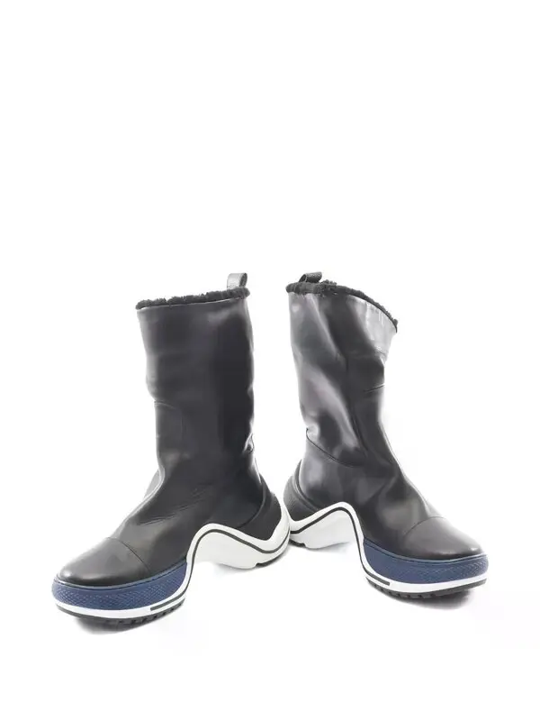 LOUIS VUITTON Arc Light Leather Boots