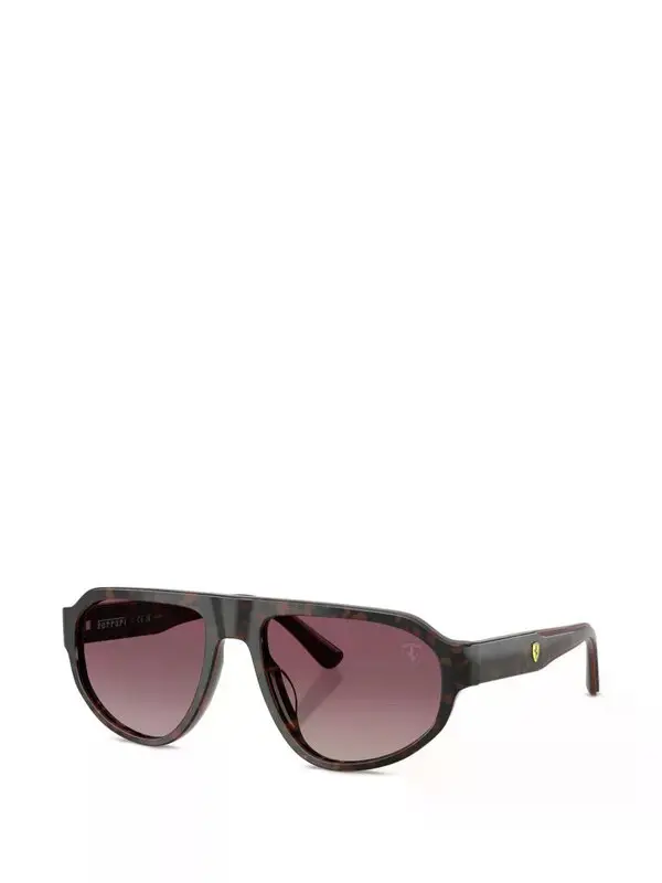 SCUDERIA FERRARI Acetate Pilot Sunglasses