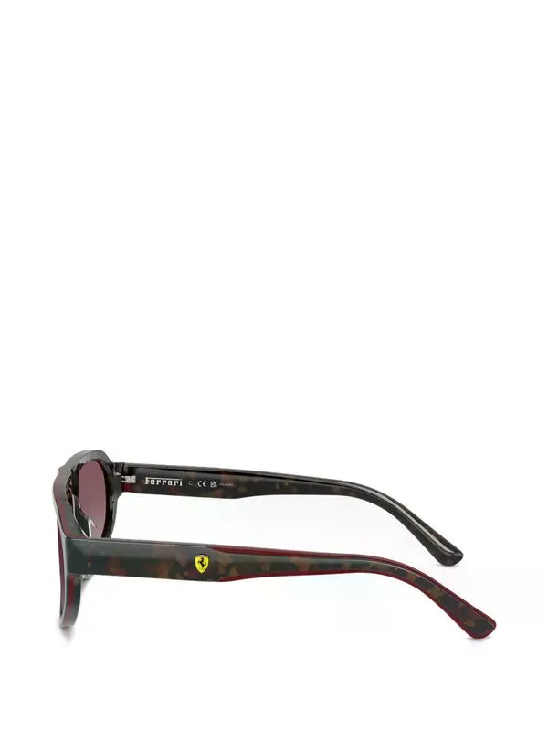 SCUDERIA FERRARI Acetate Pilot Sunglasses