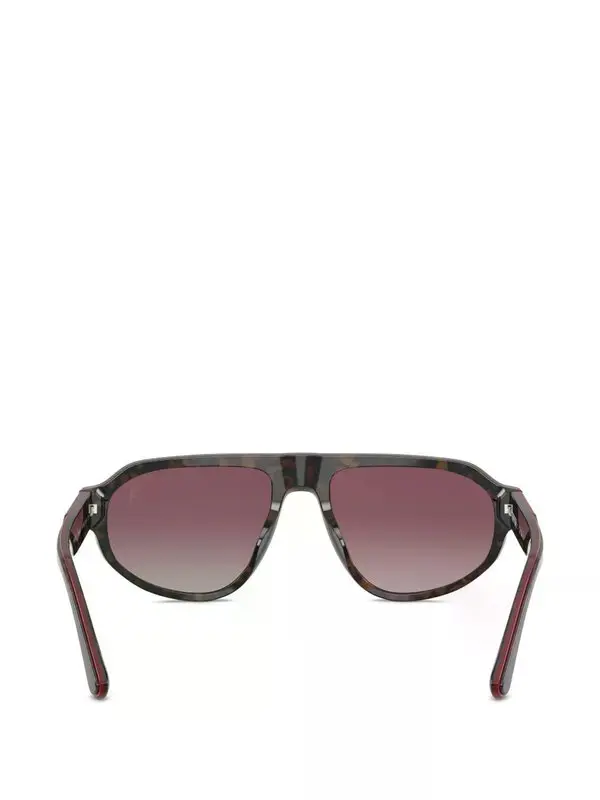 SCUDERIA FERRARI Acetate Pilot Sunglasses