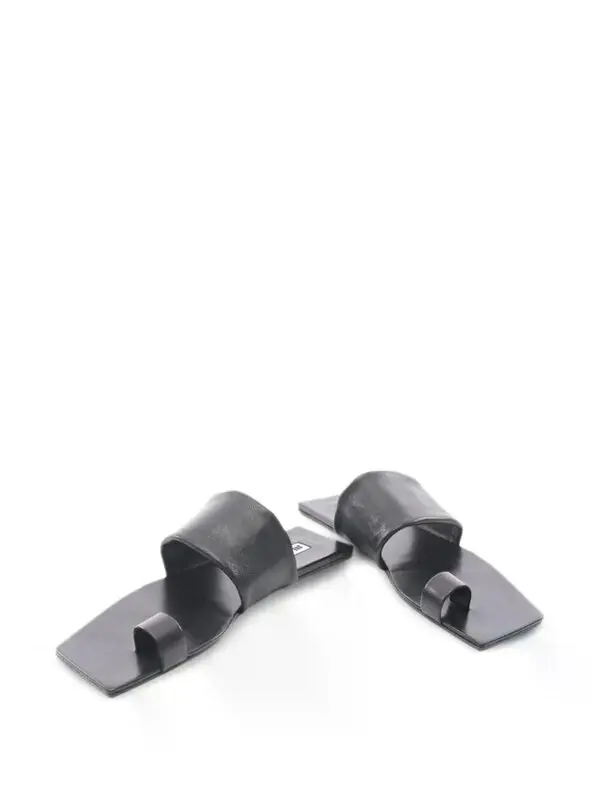 JIL SANDER 2020s Leather Thong Sandals