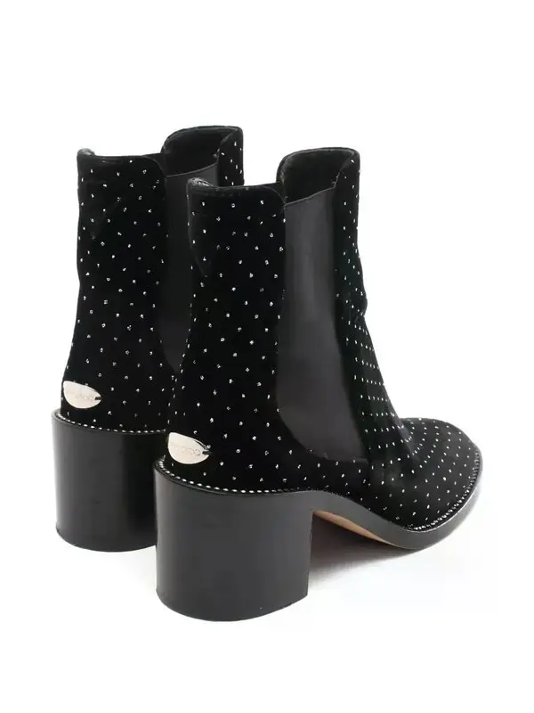 JIMMY CHOO 2000s Velvet Ankle Boots
