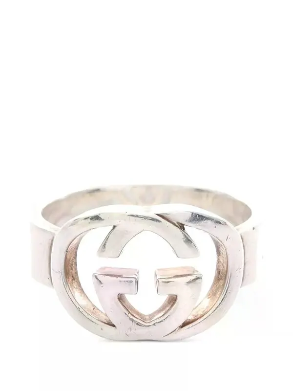 Gucci 2010s Interlocking G Ring - Silver