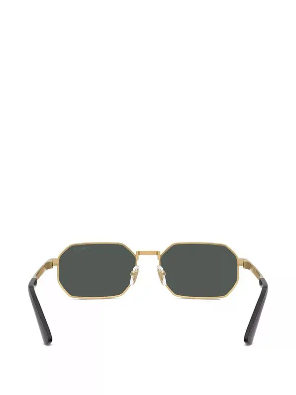 Versace Geometric Frame Sunglasses