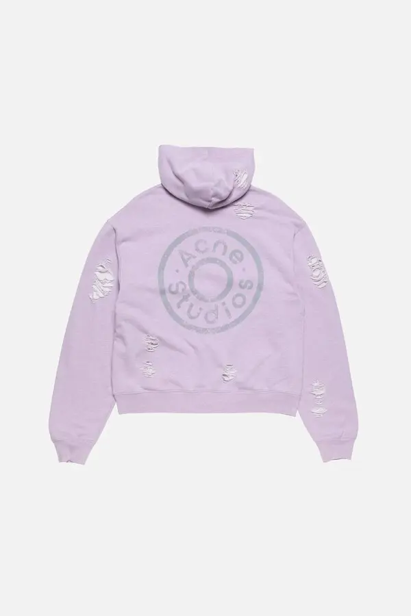 Acne Studios Distressed Logo Hoodie