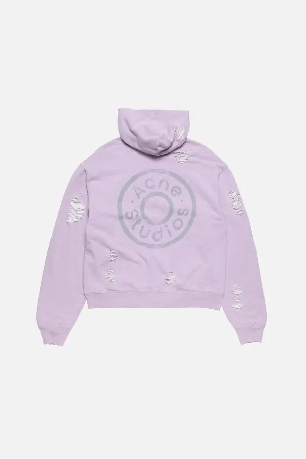 Acne Studios Distressed Logo Hoodie