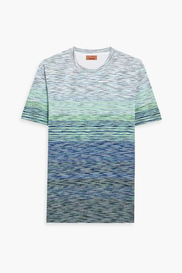 Missoni Spacedyed Cottonjersey Tshirt - Light Green