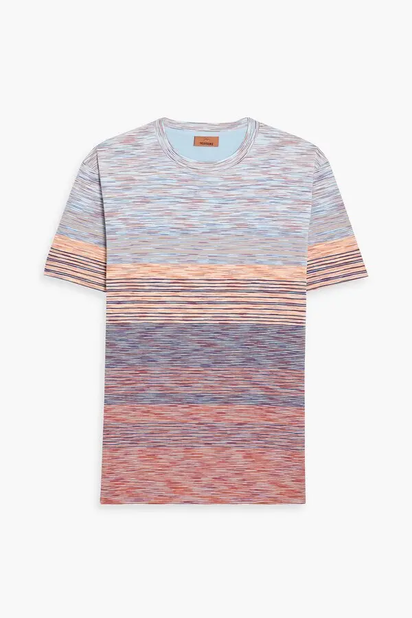 Missoni Spacedyed Cottonjersey Tshirt - Peach