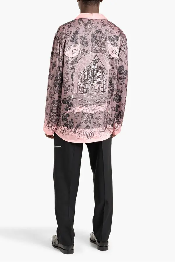 Acne Studios Printed Satin Shirt