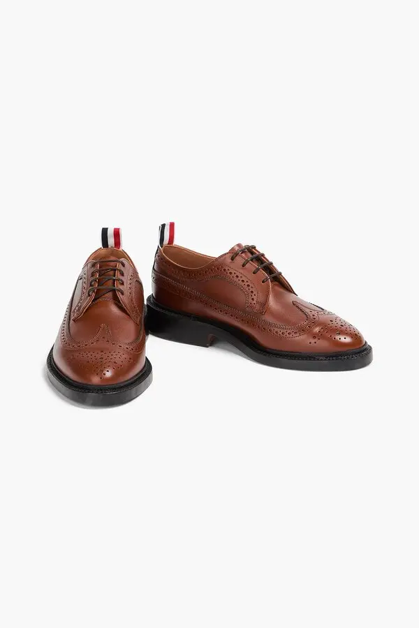 Thom Browne Leather Oxford Brogues - Brown