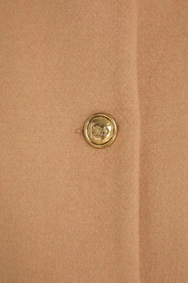 Sandro Cropped Wool-blend Jacket - Camel