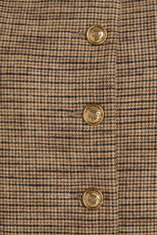 Sandro Houndstooth Tweed Jacket