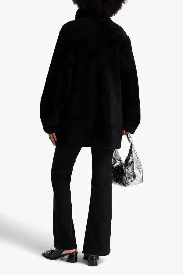 Maje Reversible Shearling Jacket