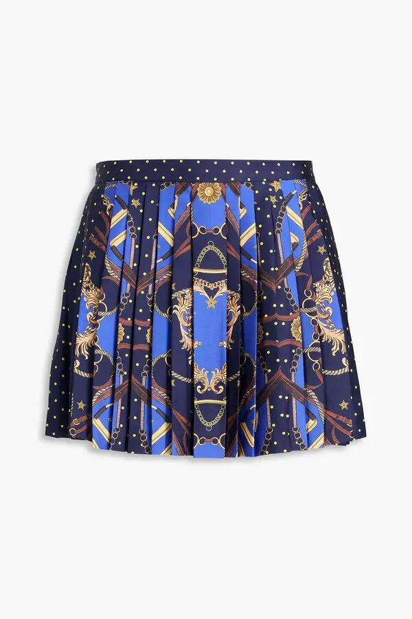 Sandro Printed Twill Skort