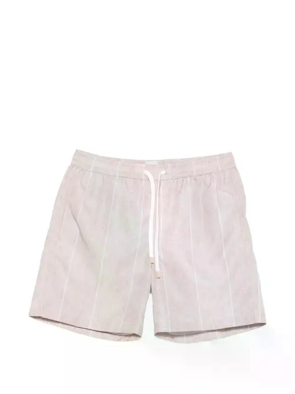 Eleventy Striped Swim Shorts - Neutrals