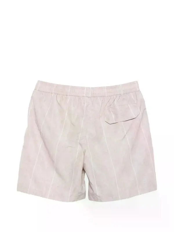 Eleventy Striped Swim Shorts - Neutrals