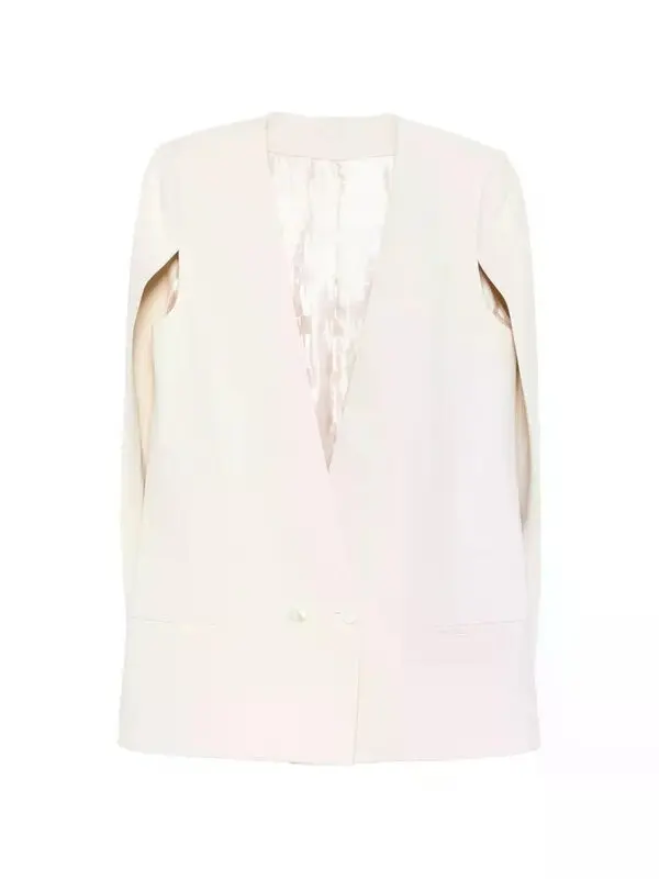 Alberta Ferretti Double-breasted Gilet - Neutrals
