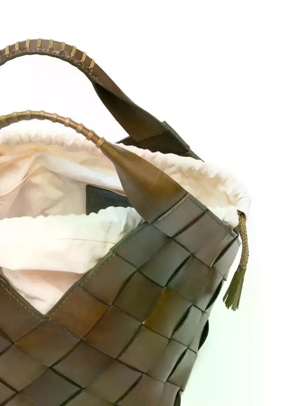Dragon Diffusion Botteghe Woven Tote Bag - Green