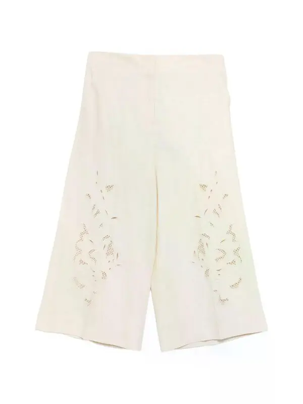TWINSET Floral Embroidered Culottes