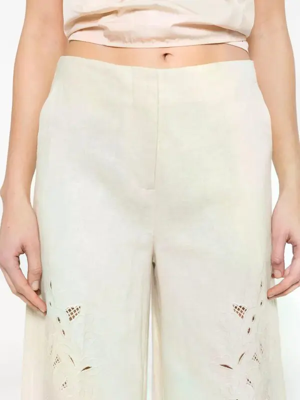 TWINSET Floral Embroidered Culottes