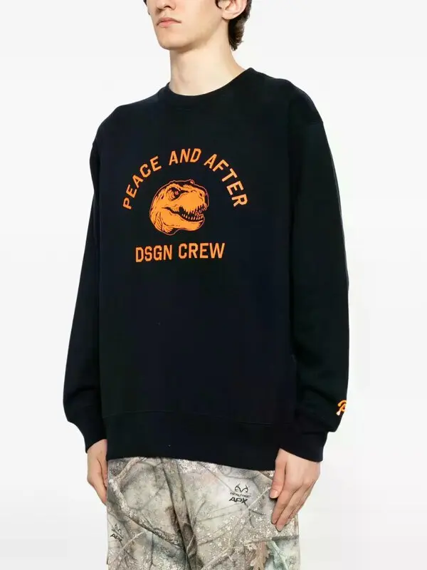PEACE AND AFTER Graphic Print Sweatshirt