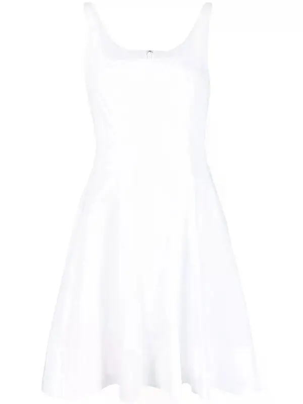 Staud Wells Pleated Mini Dress
