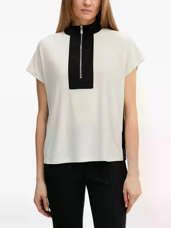 Joseph Ribkoff Zip-neck Top