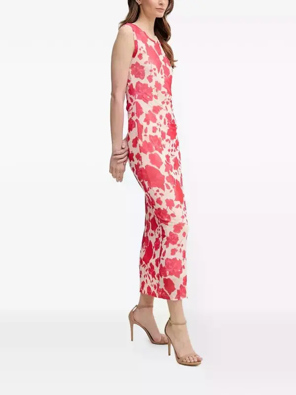 MARC AUREL Floral Gathered Dress