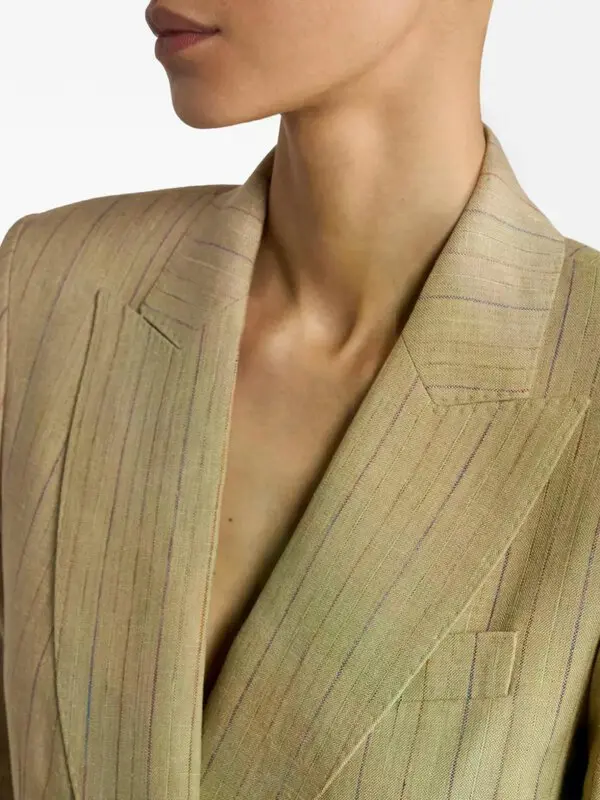 Etro Striped Double-breasted Blazer
