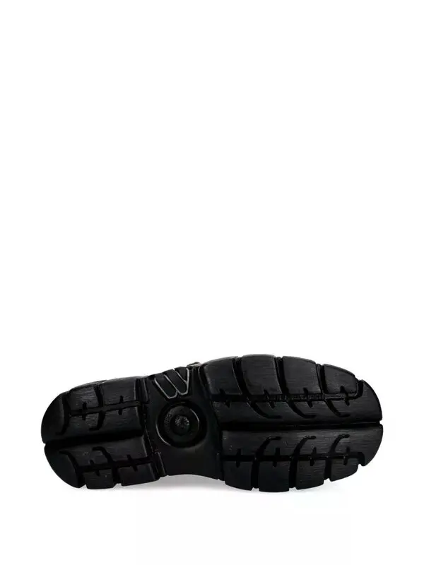 NEW ROCK Leopard Print Platform Sneakers