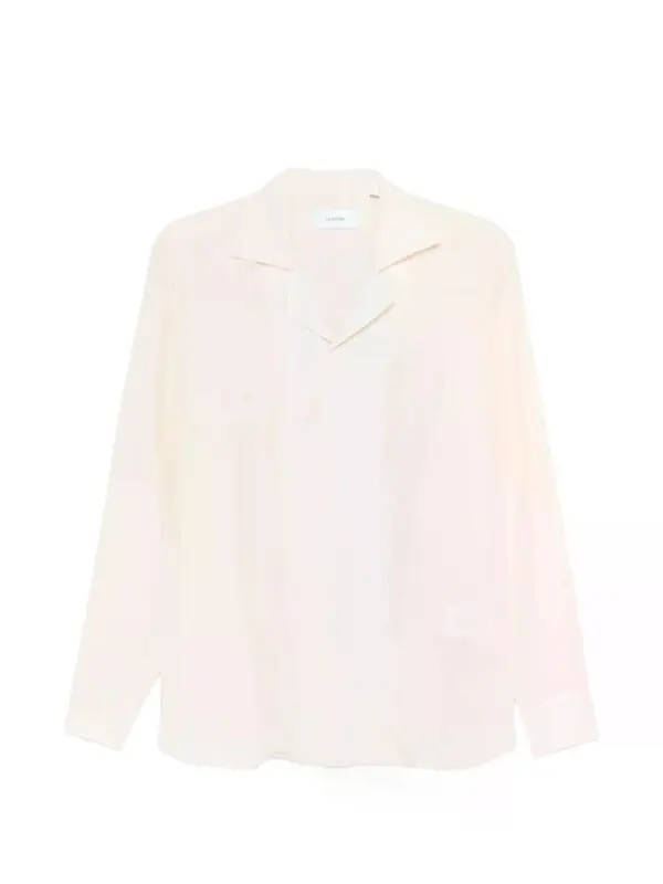 LARDINI Notched-collar Shirt