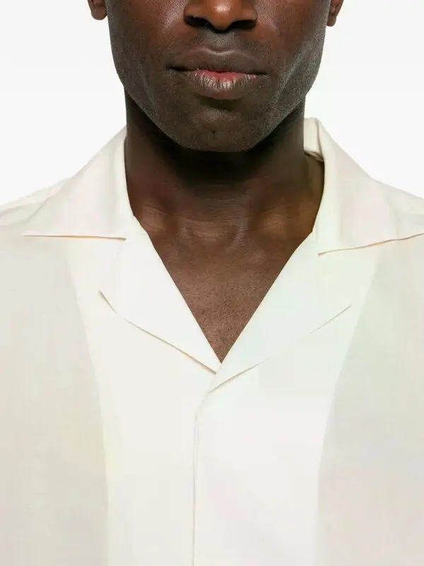 LARDINI Notched-collar Shirt