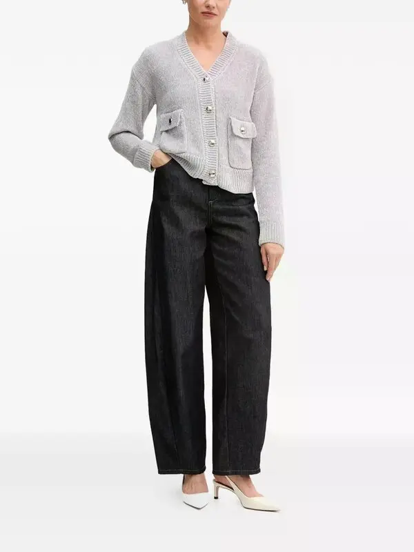 MARC AUREL Pocket Button Cardigan