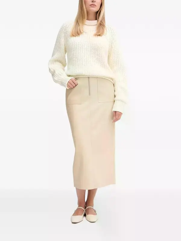 MARC AUREL Panelled Skirt With Zip Pocket