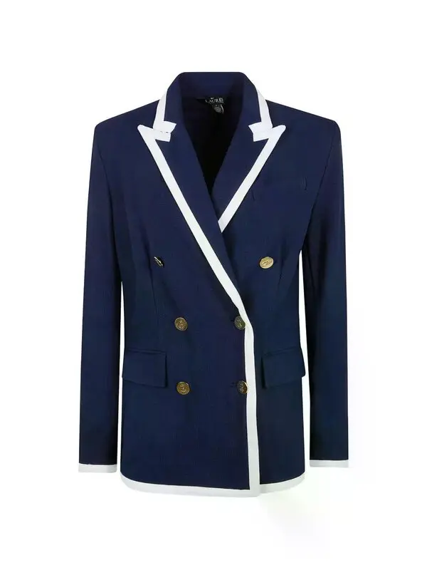 Ralph Lauren Double-breasted Trim Jacket