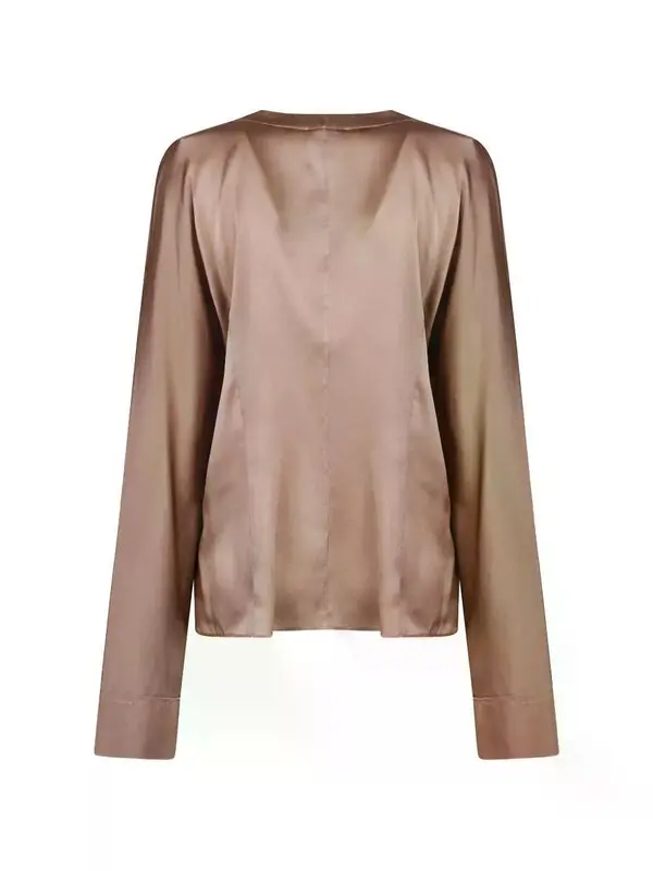 FORTE_FORTE Tie-fastening Shirt - Neutrals