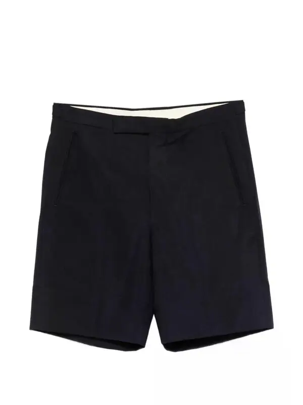 Prada Triangle-logo Shorts - Blue