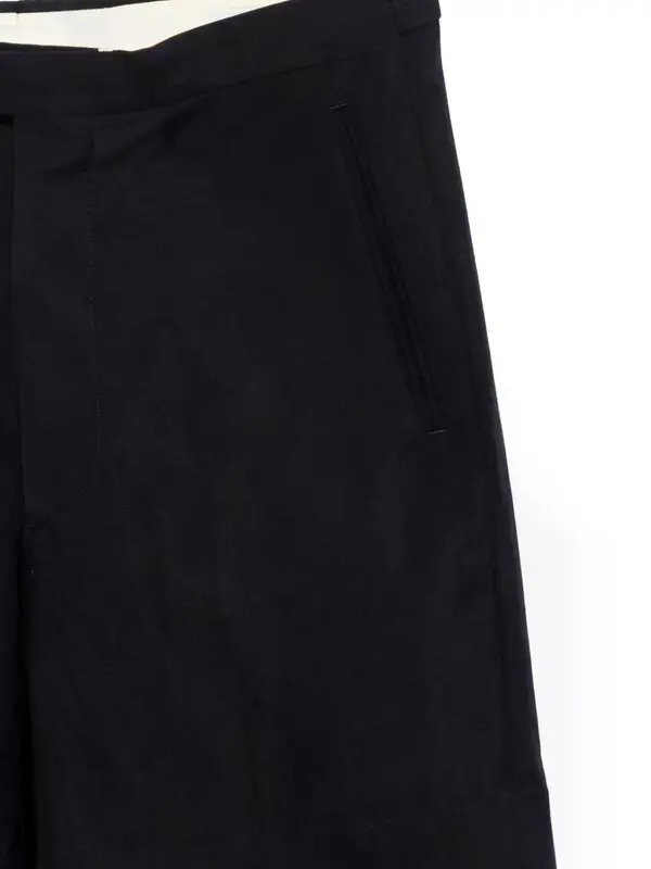 Prada Triangle-logo Shorts - Blue