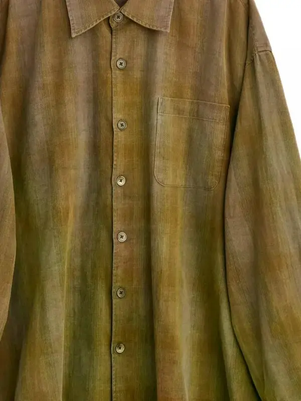 Our Legacy Borrowed Checked-pattern Shirt - Brown