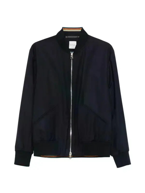 Paul Smith Zip-up Bomber Jacket - Blue