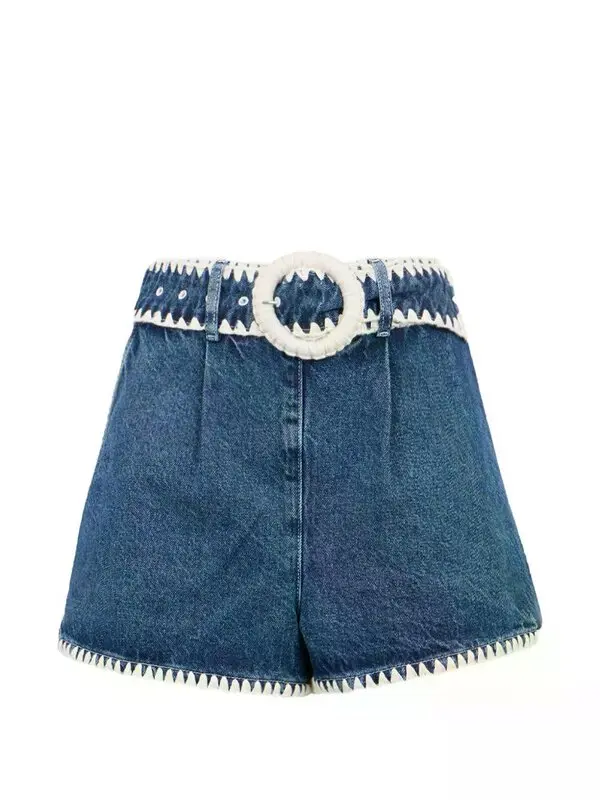 Farm Rio Crochet Trim Shorts