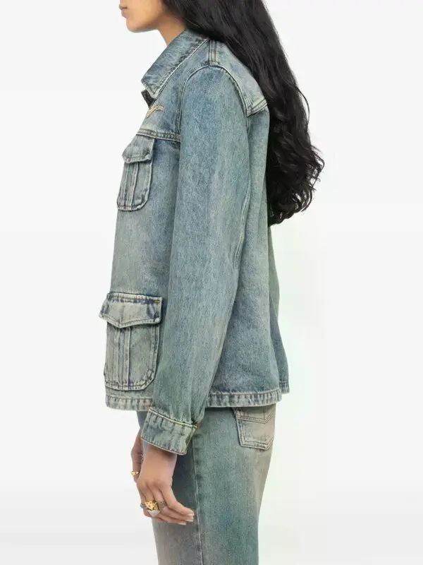 Zadig&Voltaire Pocket Denim Jacket - Blue