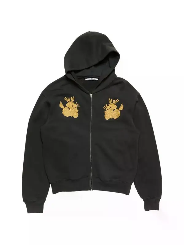 Acne Studios Logo-embroidered Hoodie