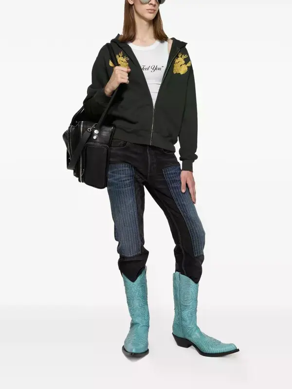 Acne Studios Logo-embroidered Hoodie