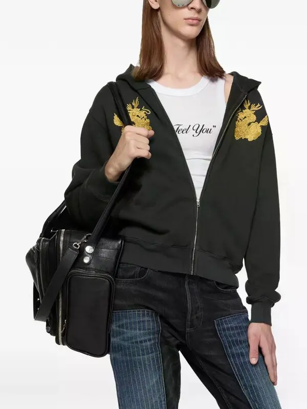 Acne Studios Logo-embroidered Hoodie