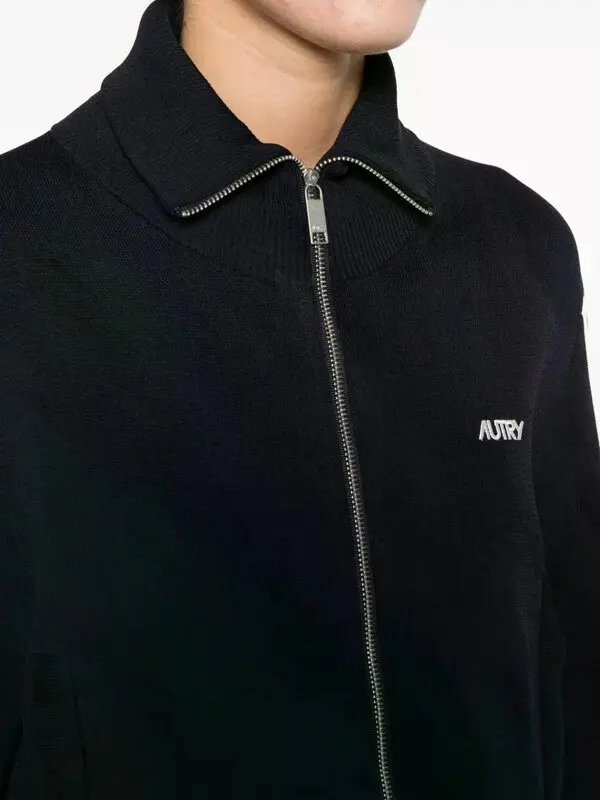 AUTRY Striped Zip Jacket