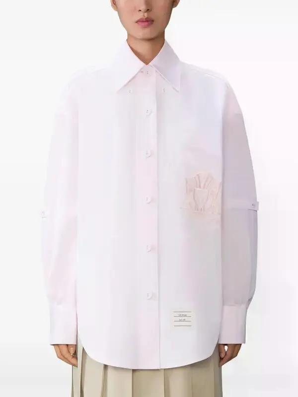 Thom Browne Crest Embroidery Shirt